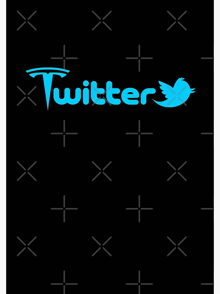 "Twitter Tesla Logo Elon Musk - Tesla X Twitter Logo Elon Musk" Spiral ...