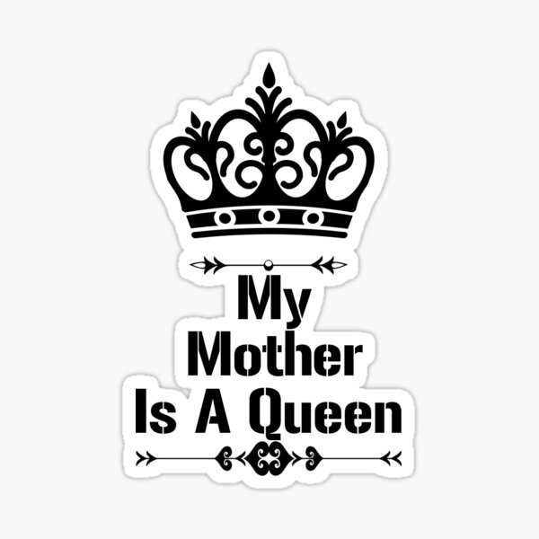 Pegatina «feliz dia de la madre - mi madre es una reina» de JBS90 ...