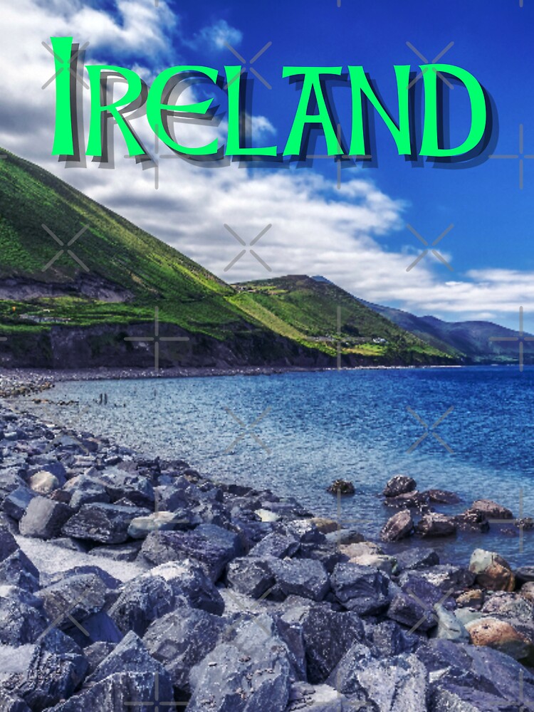 "Ireland Beach" Sticker by IrishPOD | Redbubble