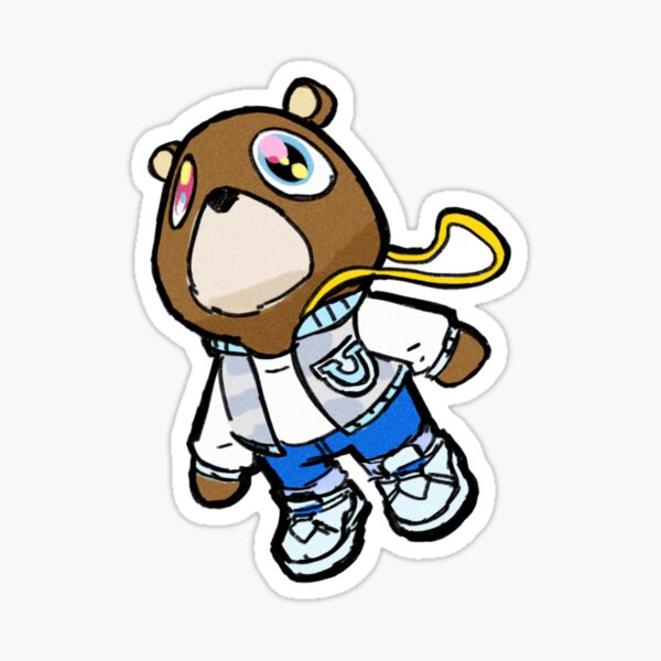 "Dropout Bear" Sticker by PencilPowerr | Redbubble