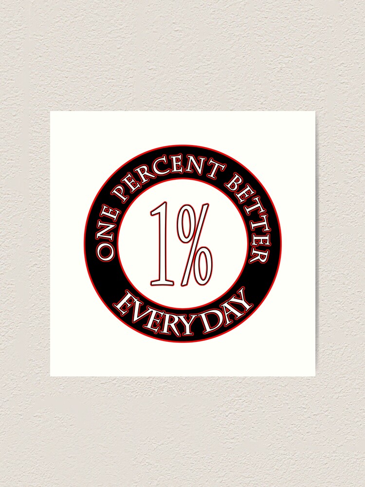 "one percent round logo" Art Print for Sale by allpointsdesign | Redbubble