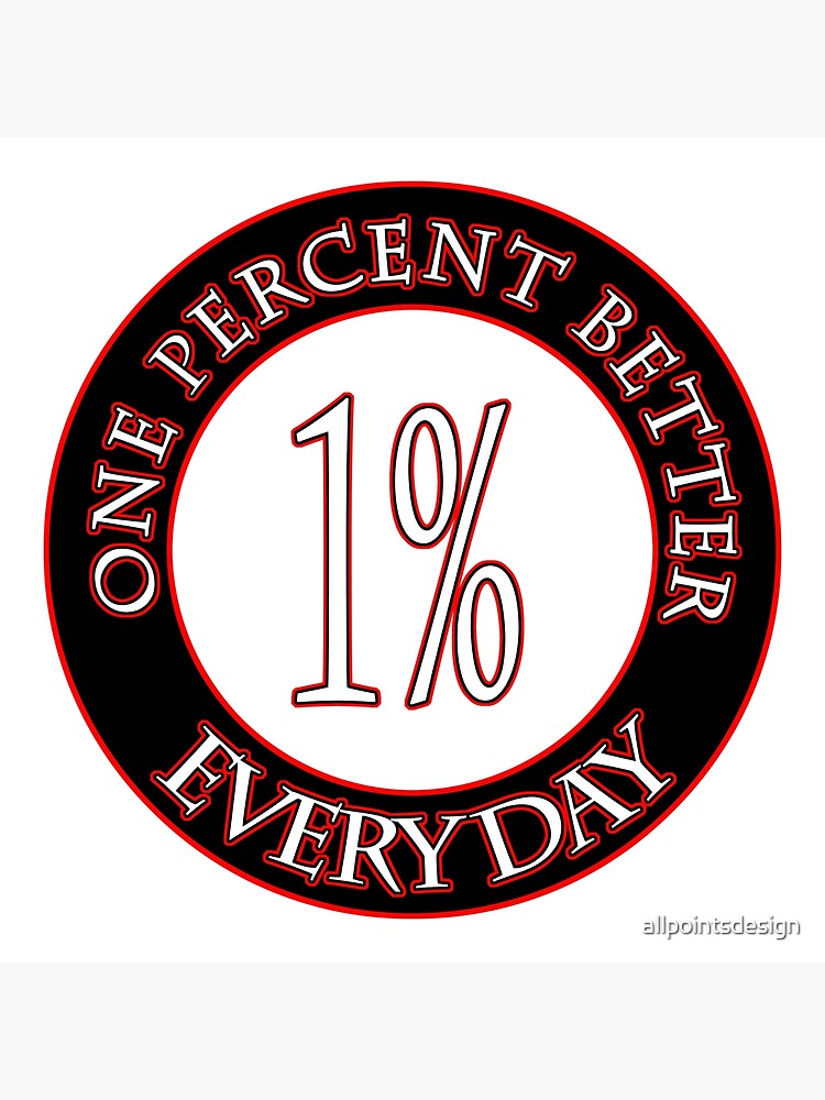 "one percent round logo" Art Print for Sale by allpointsdesign | Redbubble