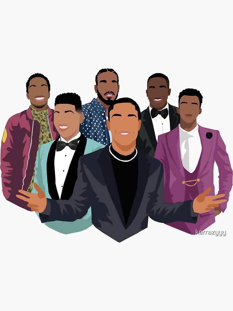 "The New Edition Story" Sticker for Sale by kerrazyyy | Redbubble
