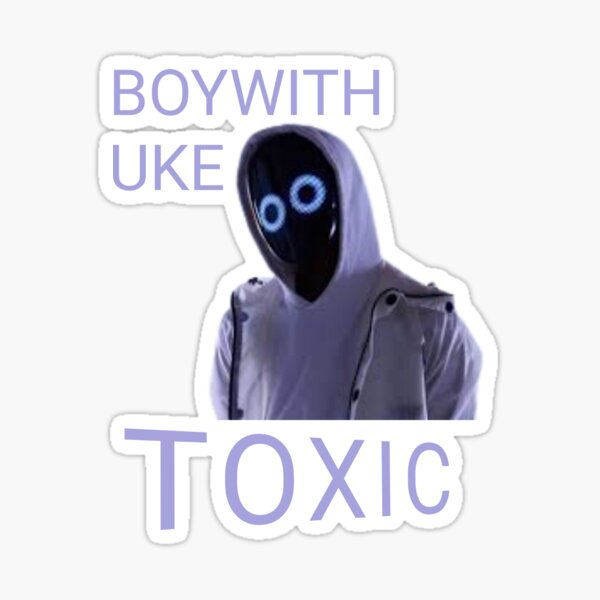 "boywithuke songs | boywithuke toxic" Sticker by SAMBA4STORE | Redbubble