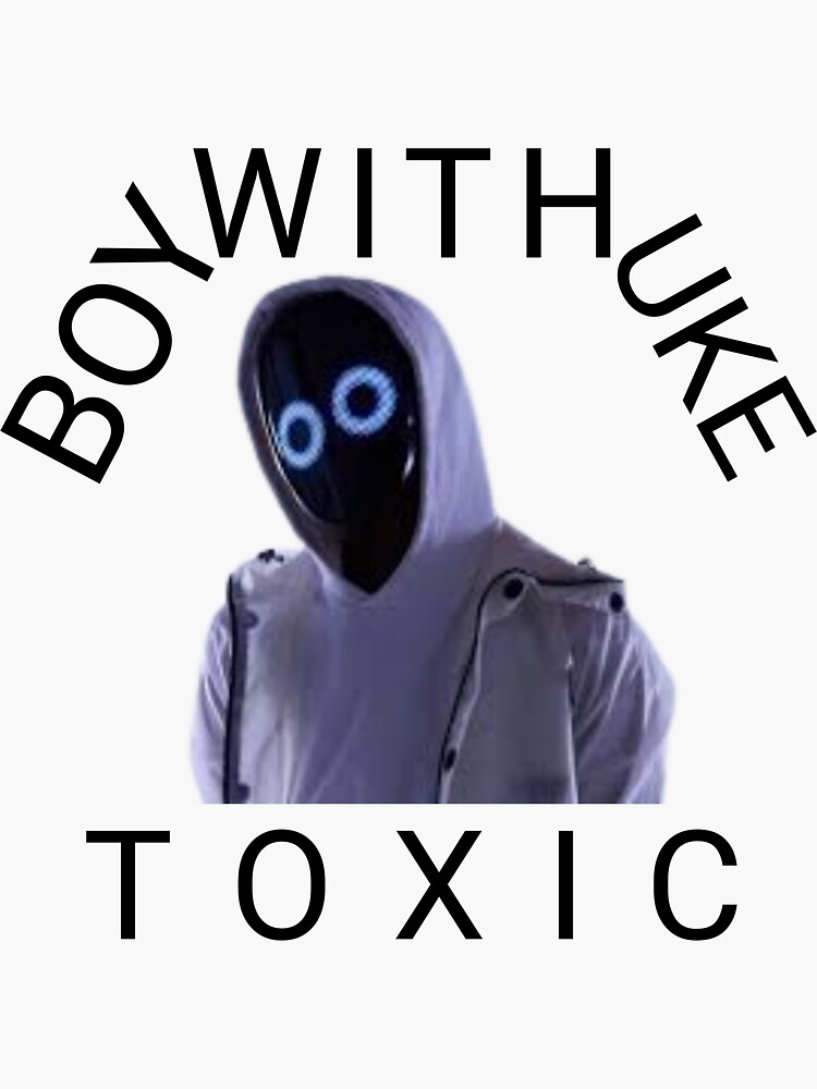 "boywithuke songs | boywithuke toxic" Sticker by SAMBA4STORE | Redbubble