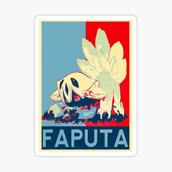"MADE IN-ABYSS Anime Funny Faputa Retro ." Sticker by lisaklim94 ...