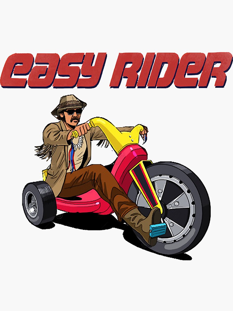 "Easy Rider " Sticker for Sale by DavidBo1959368 | Redbubble