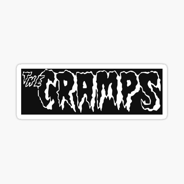 "Best,the cramps - logo" Sticker by ThomasBrown3 | Redbubble