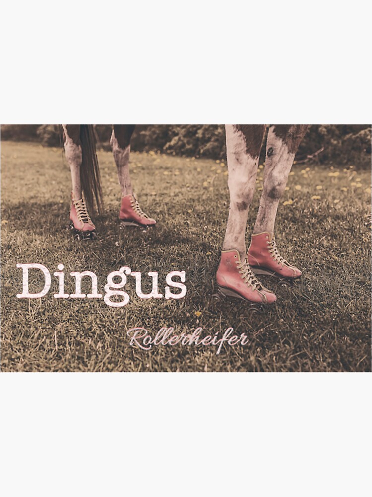 "Official merch for Dingus&s new album Rollerheifer Classic" Sticker ...