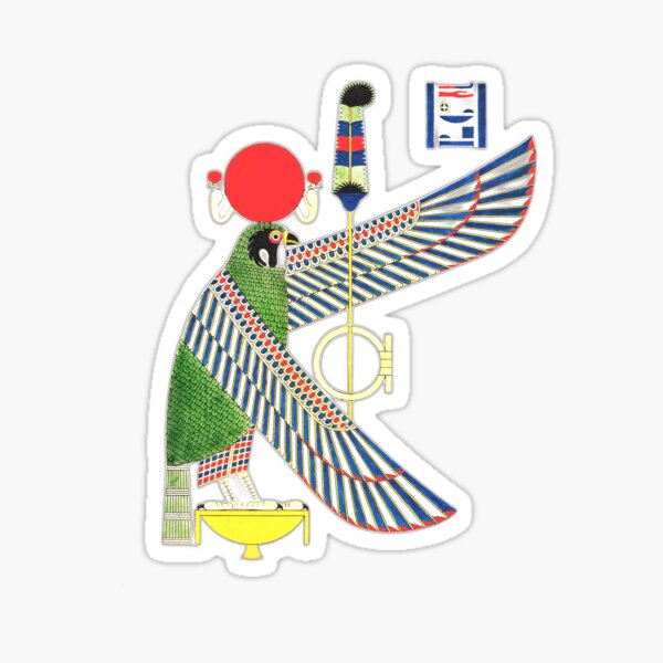 "Ancient Art - Winged Disc - concentrated " Sticker by Health2Beauty ...