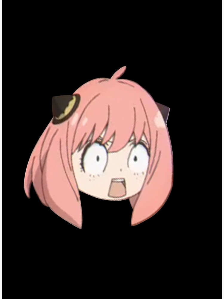 "anya forger shocked face" Art Print by dex1one | Redbubble