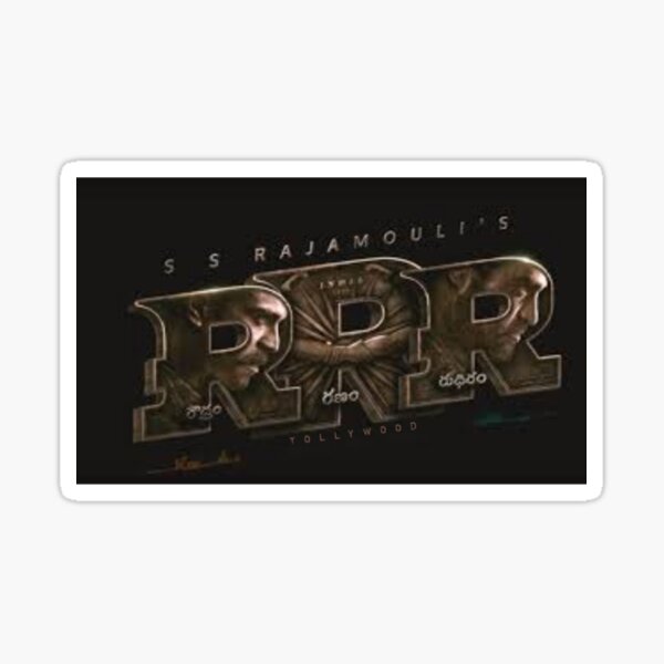 "RRR (2)" Sticker by Carver2025 | Redbubble