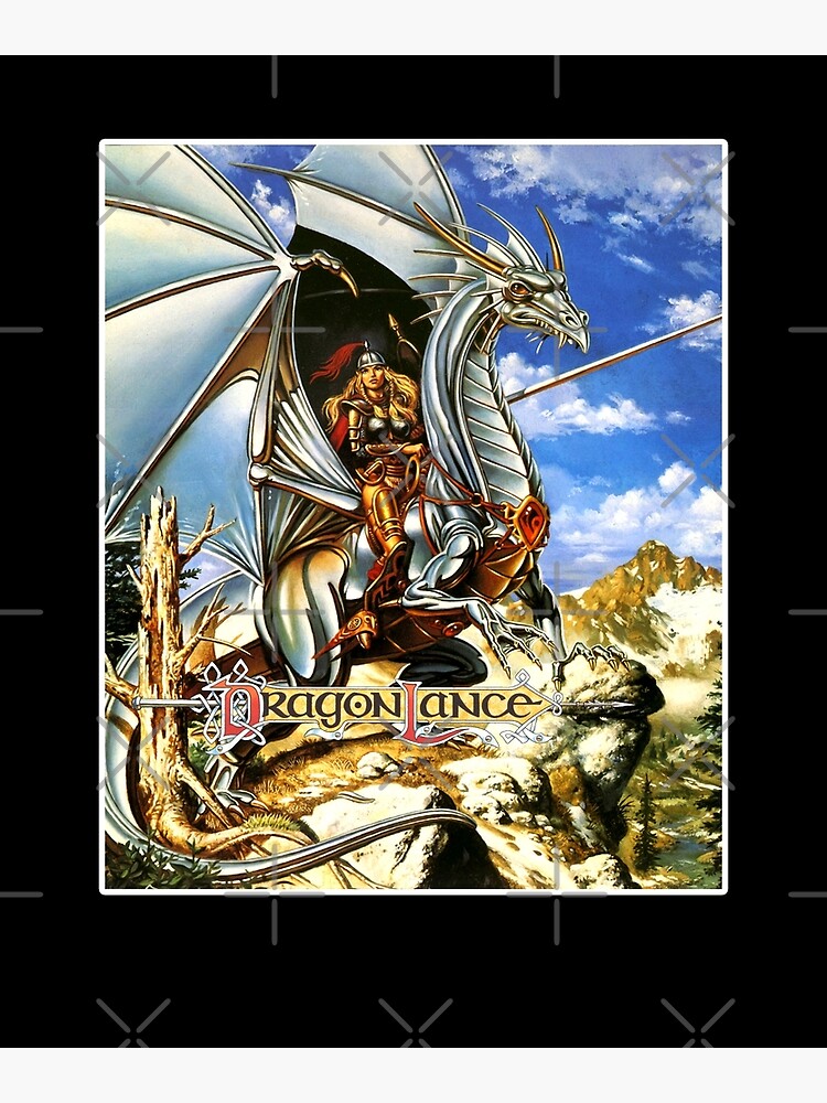 "Silver General Dragonlance" Poster for Sale by BoldmanJoss | Redbubble