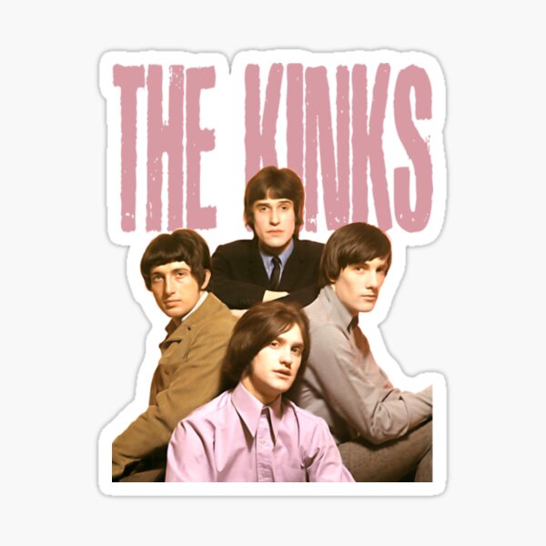 "The Kinks Retro Faded " Sticker by Carolos-air | Redbubble