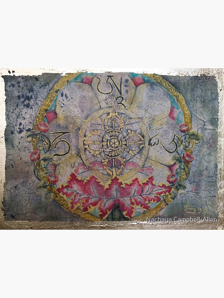 "OM.AH.HUM" Poster for Sale by Silk Alchemy | Redbubble