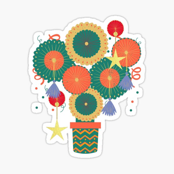 "mexican Fiesta " Sticker for Sale by marecheloo | Redbubble