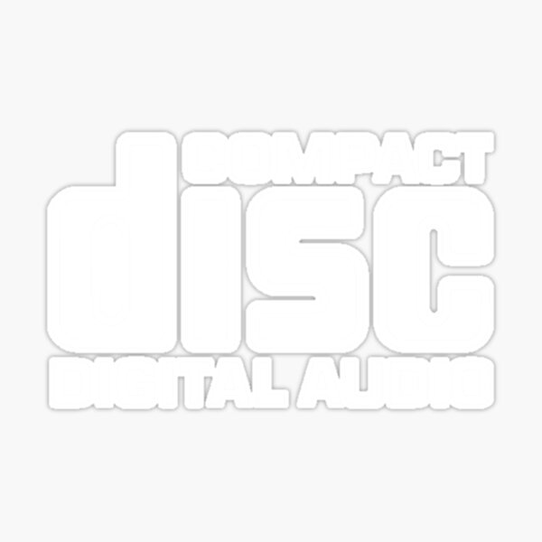Compact Disc Logo Wit Compact Disk Cd Elektronische Apparaten En