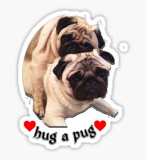 Pug: Stickers | Redbubble