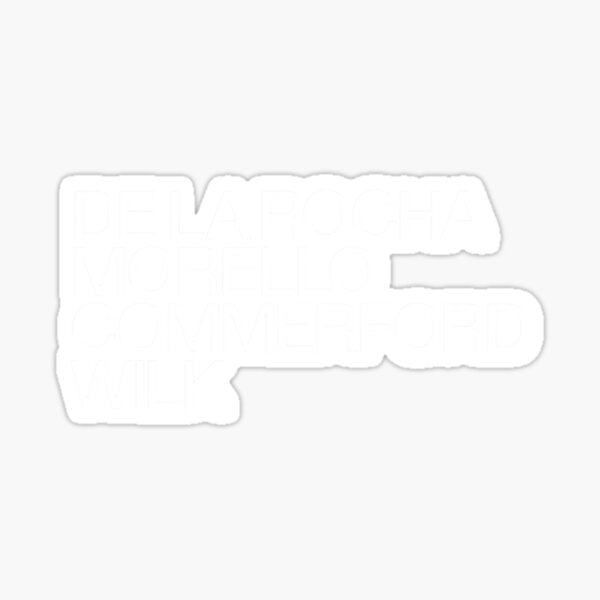 "Rage against the machine ratm" Sticker for Sale by JamesRebarchak ...