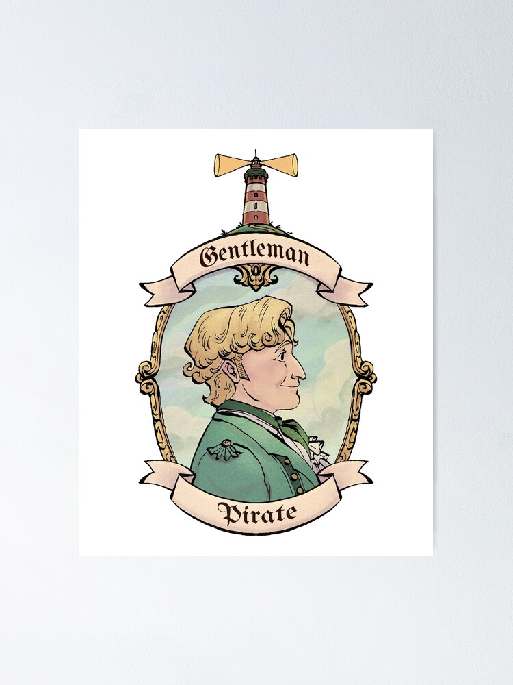 "Stede Bonnet Gentleman Pirate Our Flag Means Death" Poster for Sale by ...