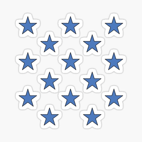 "Blue Stars Mini Pack" Sticker by Joy-Publishing | Redbubble