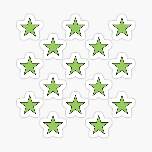 "Green Stars Mini Pack" Sticker by Joy-Publishing | Redbubble