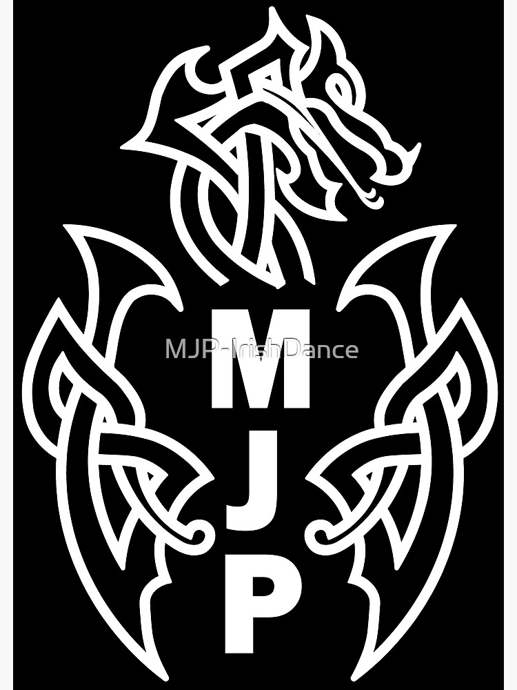 "MJP Academy of Irish Dance Dragon Logo" Art Print for Sale by MJP ...