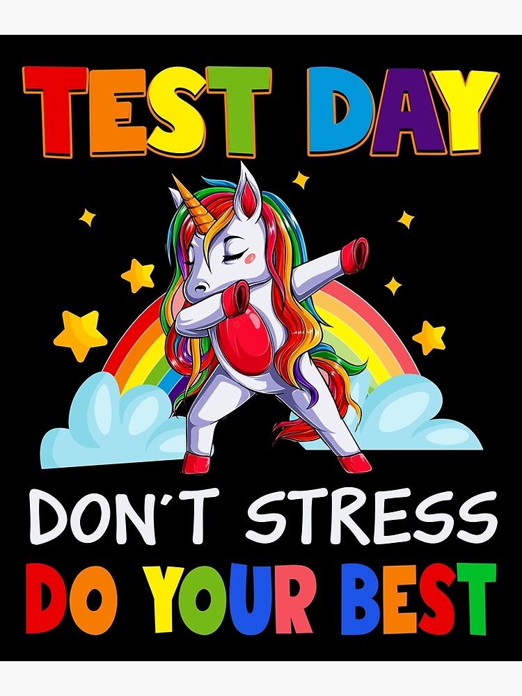 "Rock The Test Teacher Test Day Testing Day Funny Teacher" Poster for ...
