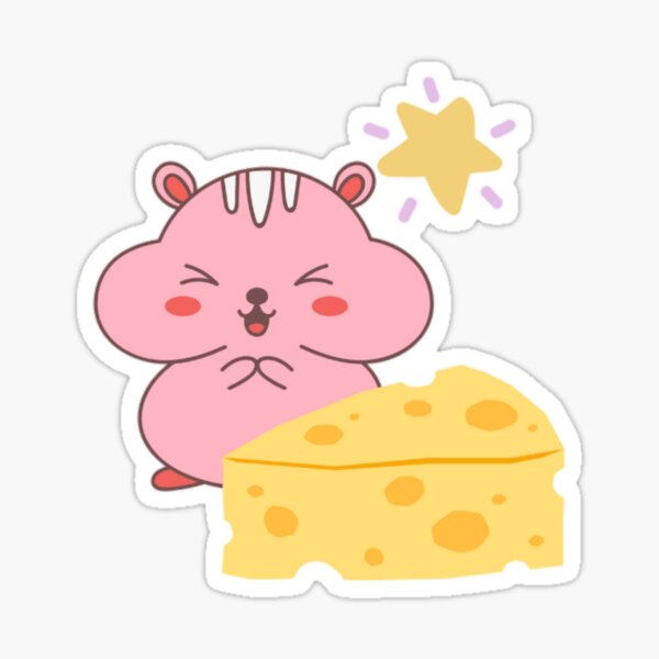 "Cheddar Cheese" Sticker by Wild-Rose- | Redbubble