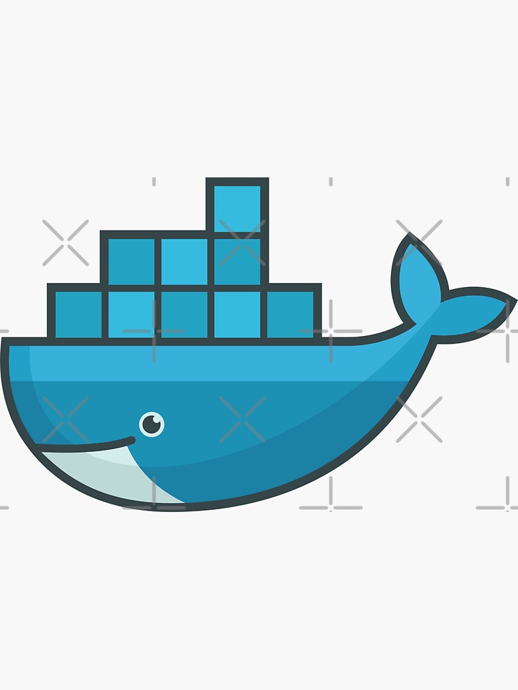 "Docker" Sticker for Sale by Dev-Corner | Redbubble
