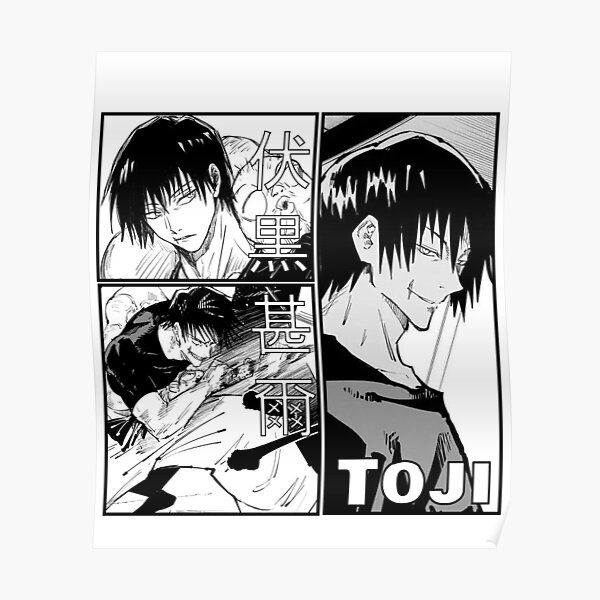 "Toji Fushiguro, Jujutsu Kaisen Manga, JJK Anime" Poster von ...