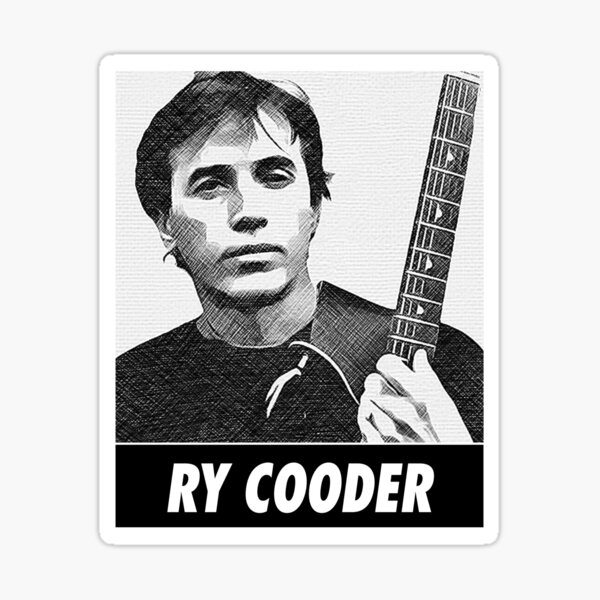 "ry cooder" Sticker for Sale by Grafik0 | Redbubble