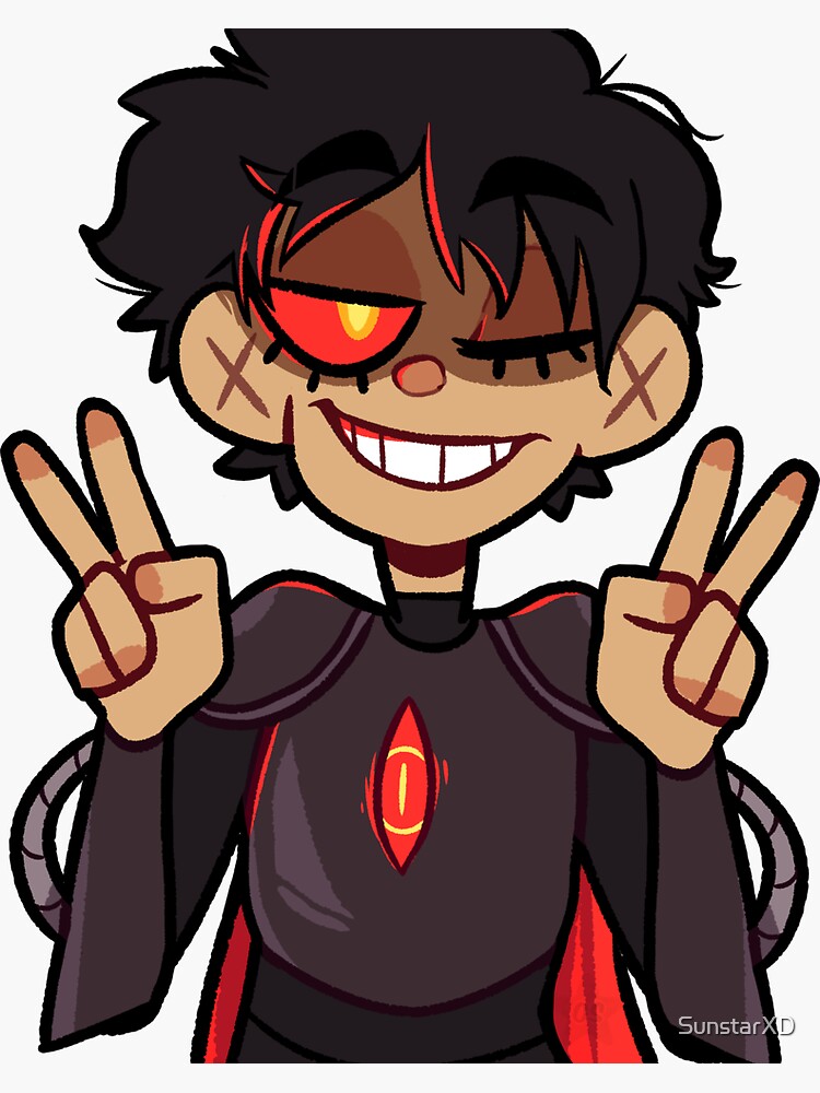 "[Amphibia] Two!- Darcy Variant" Sticker for Sale by SunstarXD | Redbubble