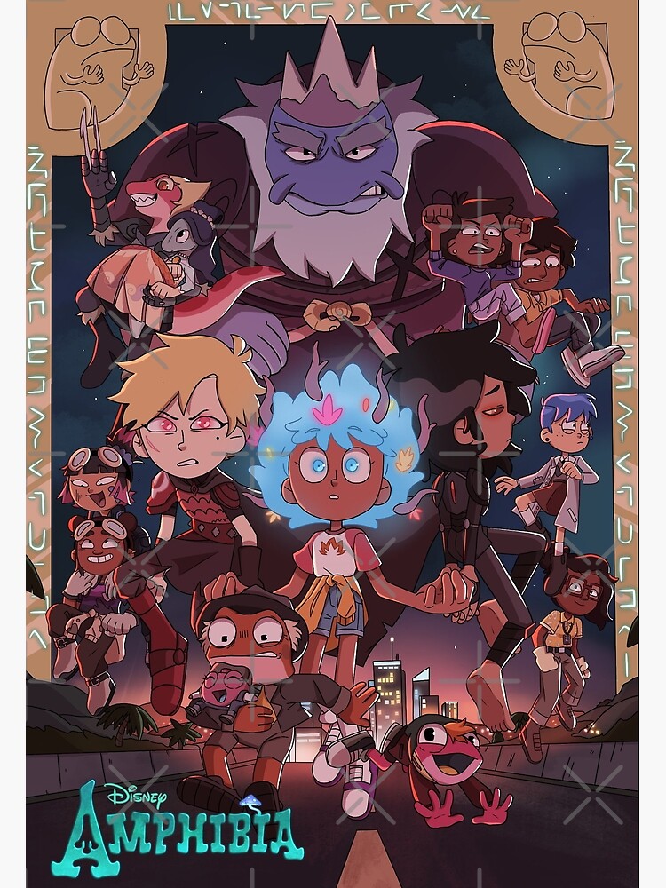 Amphibia Full Character 3 Premium Matte Vertical Poster sold by ...