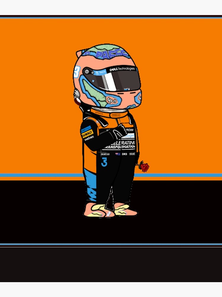 "Mini Daniel Ricciardo mclaren f1 2022 Classic T-Shirt" Art Print for ...