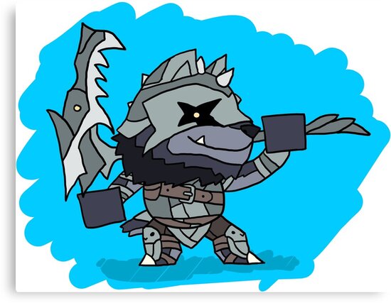 Brawlhalla Iron Legion Mordex Canvas Print By Clunse Redbubble