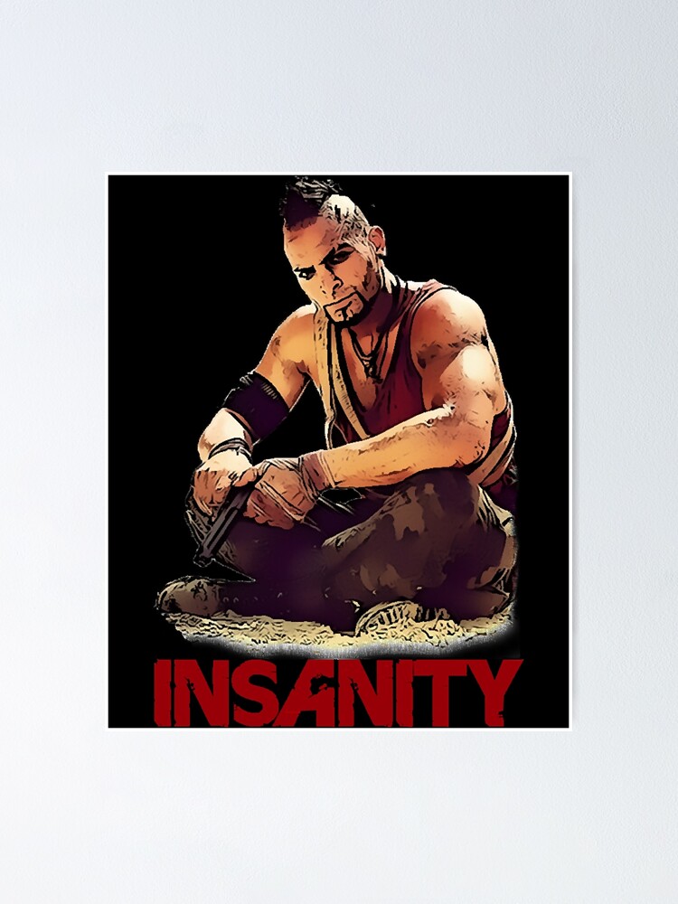 "Vass cartoon Insanity" Poster for Sale by AllenMShevey | Redbubble