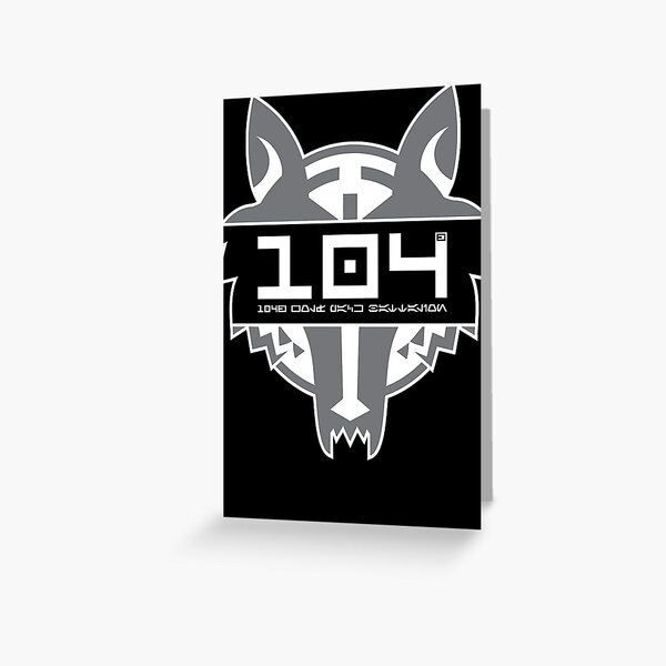 "104th Wolf Pack Battalion Logo" Greeting Card by RogerWatson | Redbubble