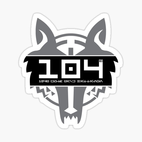 "104th Wolf Pack Battalion Logo" Sticker by RogerWatson | Redbubble