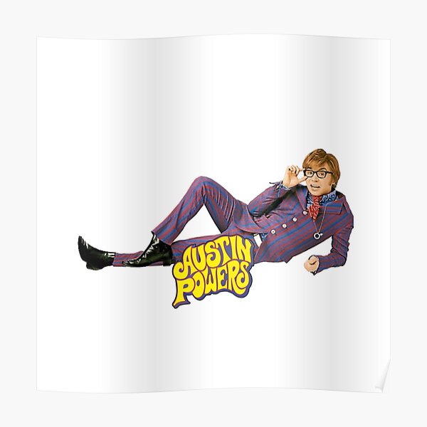 "AUSTIN POWERS - LOGO" Poster for Sale by LucioEmeric44 | Redbubble