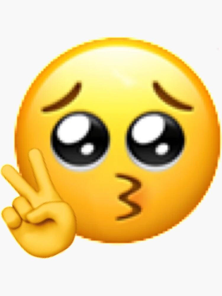 "crying peace " Sticker for Sale by BellaArtCrafts | Redbubble