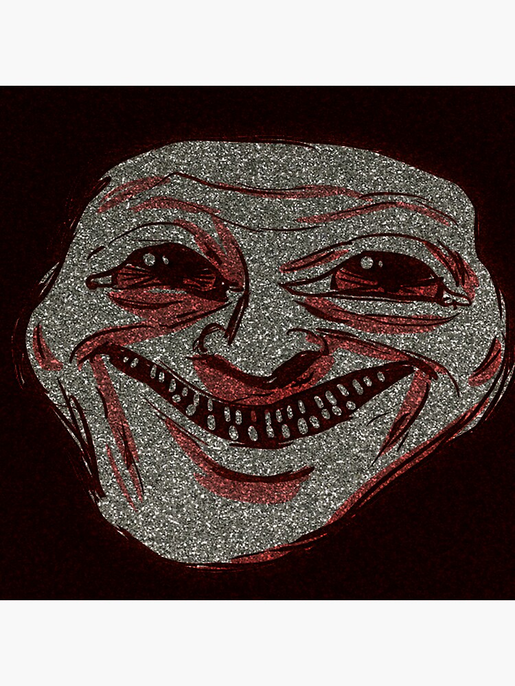 "Trollge Smile" Sticker by DoodleDispenser | Redbubble