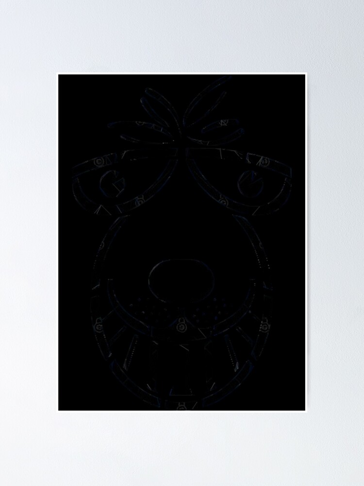 "Retro Space Hopper Face " Poster by AmyGrego243781 | Redbubble