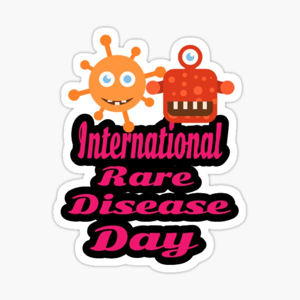 "International Rare Diseases Day" Sticker by Husayn354354 | Redbubble
