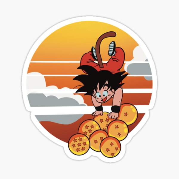 "Kid Goku" Sticker by Uuurtid | Redbubble