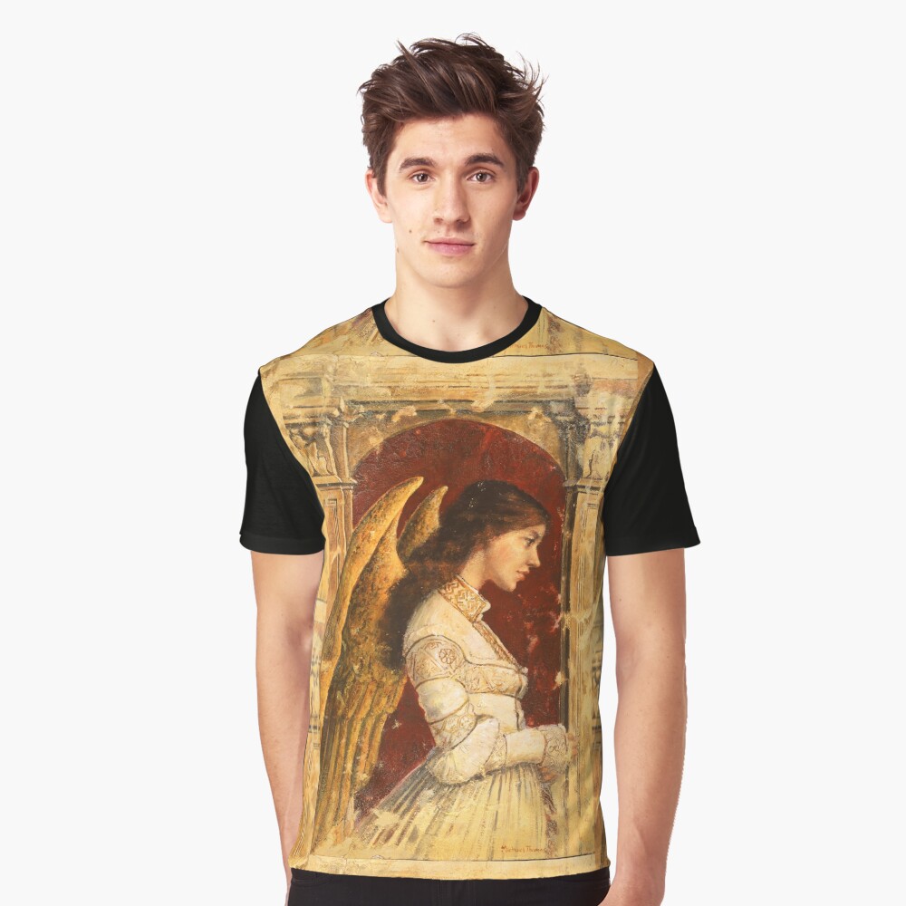 "Pre-Raphaelite Fresco Angel" Greeting Card for Sale by mictomart ...