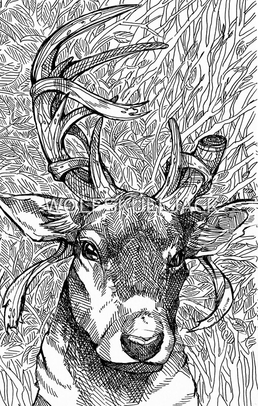 "The Deer Prince" by WOLFSKULLJACK | Redbubble