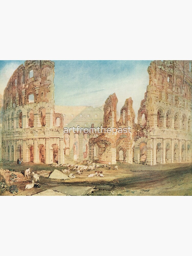 "Colosseum, Rome by J M W Turner 1820" Canvas Print by artfromthepast ...