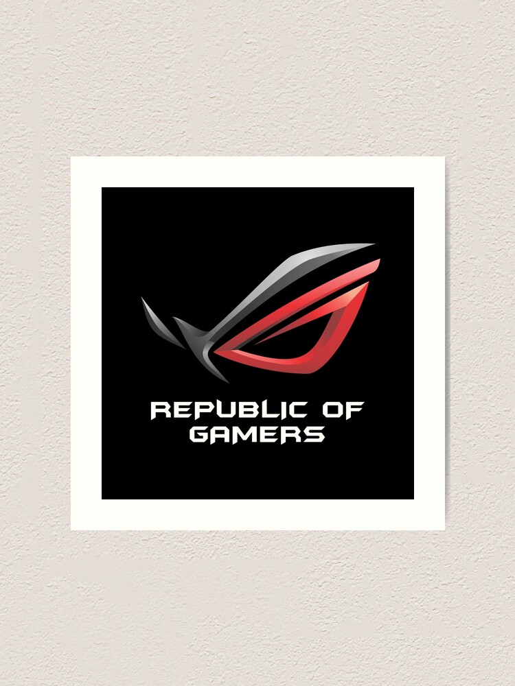"ASUS ROG - LOGO" Art Print for Sale by RoyalOlson44 | Redbubble