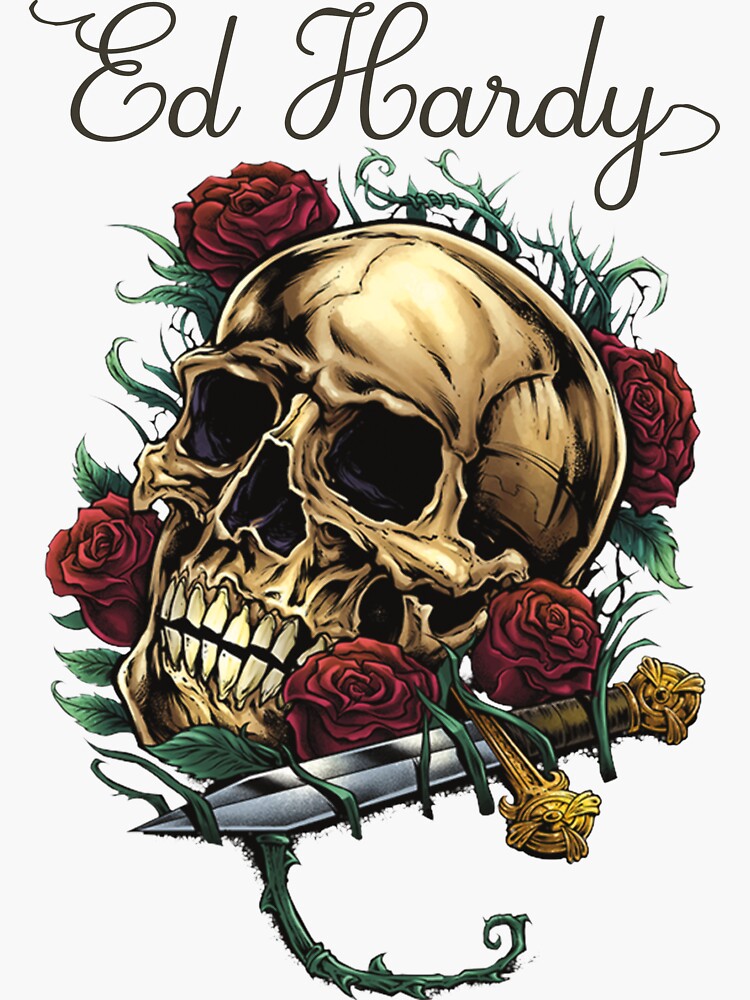 "Ed Hardy" Sticker for Sale by AnikSRC | Redbubble